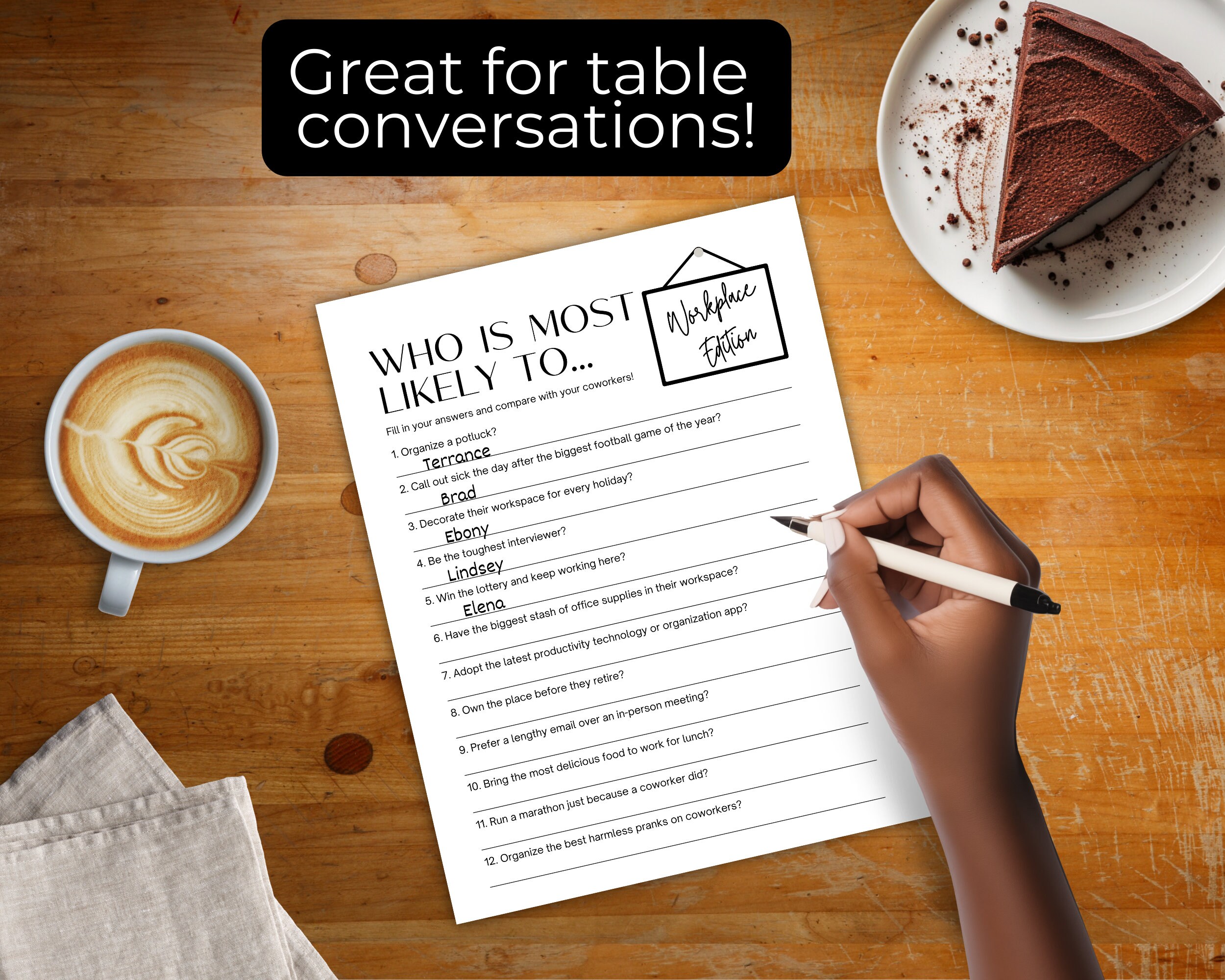 Office Icebreaker Games for Office Parties, Staff Meetings, Work ...