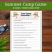Letter From Camp Printable PDF for Kids, Summer Camp Stationery Instant ...
