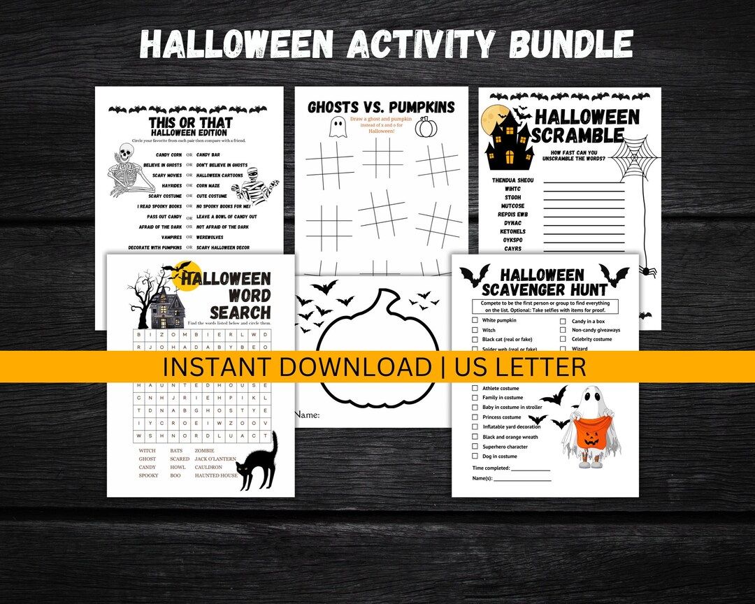 Halloween Activities, Halloween Party Games, Classroom Halloween ...