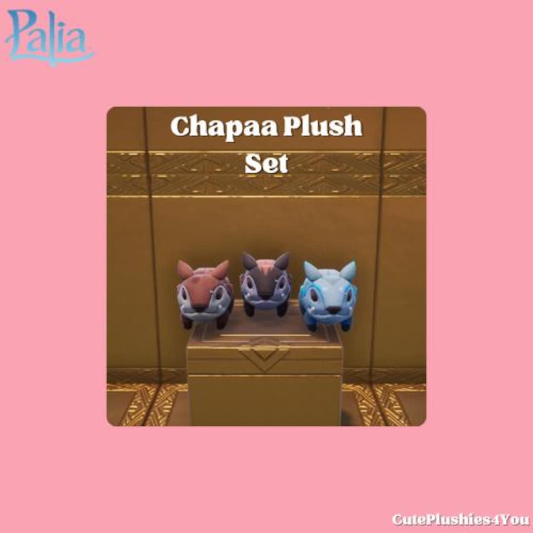 Palia - Chapaa Plush Set Trio - Etsy