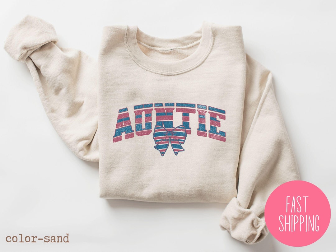 Auntie Hospital Swaddle Blanket Sweatshirt, Cute Aunt Shirt, New Aunt ...