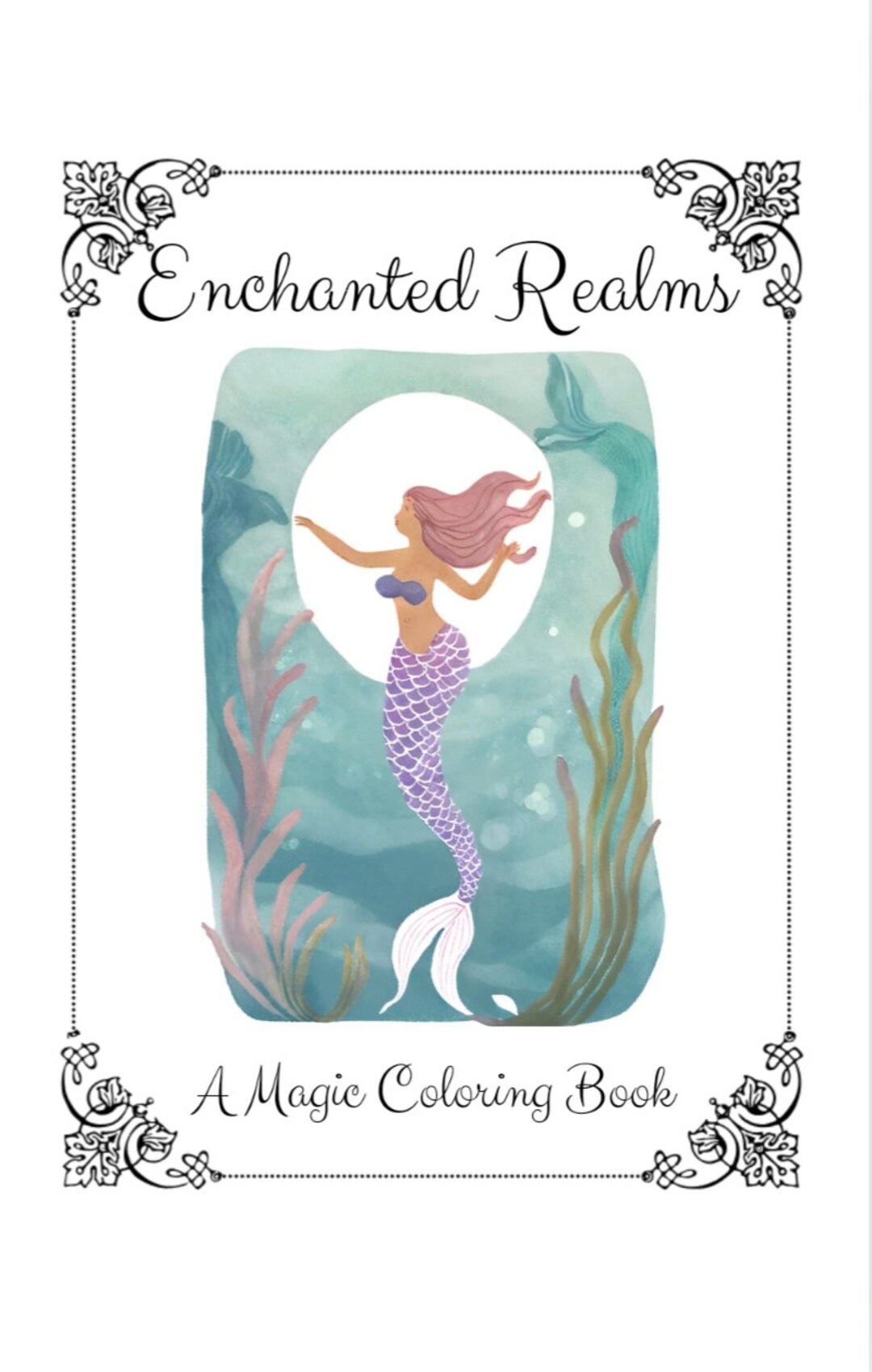 Magical Realm Digital Coloring Pages for Adults Printable Coloring Book ...