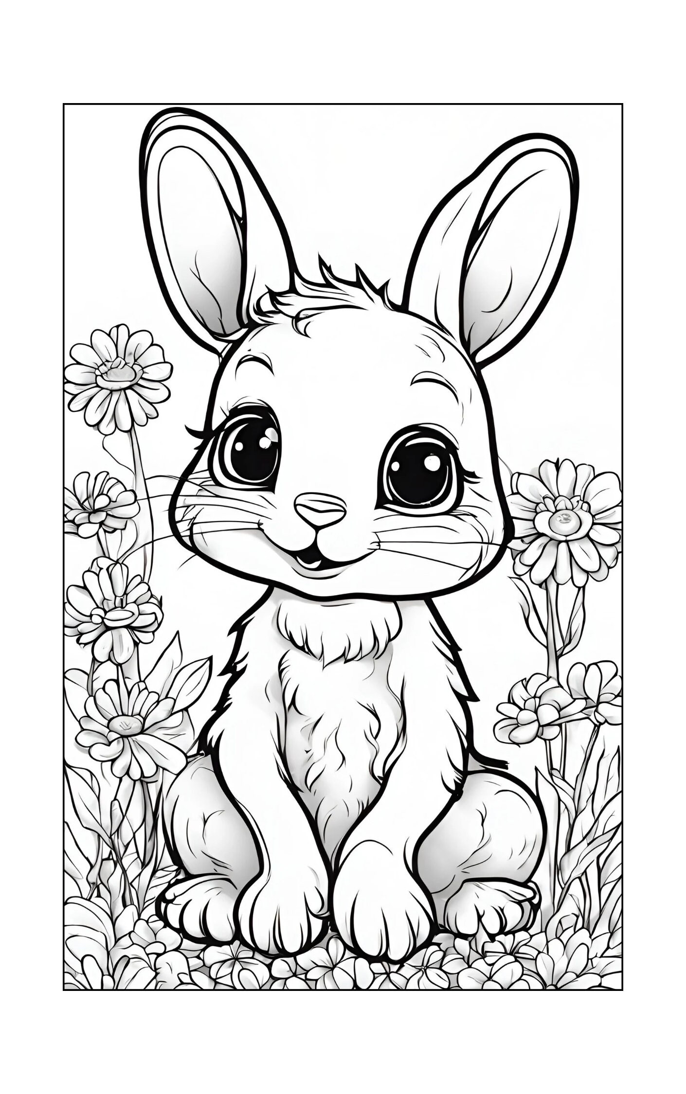 Enchanted Forest Friends Coloring Pages. Forest Animal Printable ...