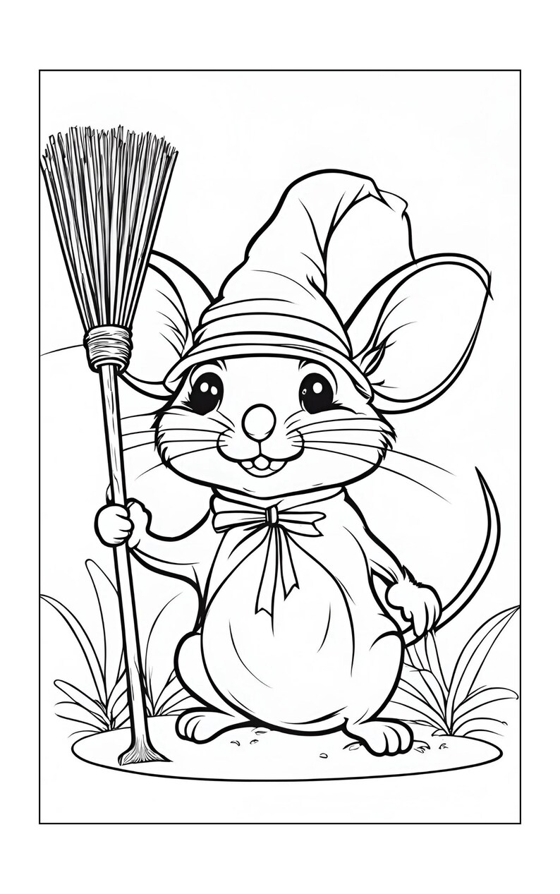 Happy Halloween Coloring Pages. Digital Coloring Book. PDF Printable ...