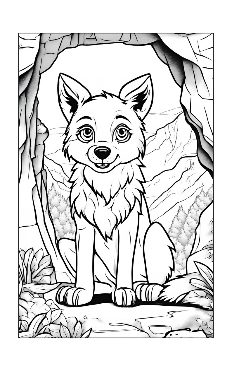 Enchanted Forest Friends Coloring Pages. Forest Animal Printable ...