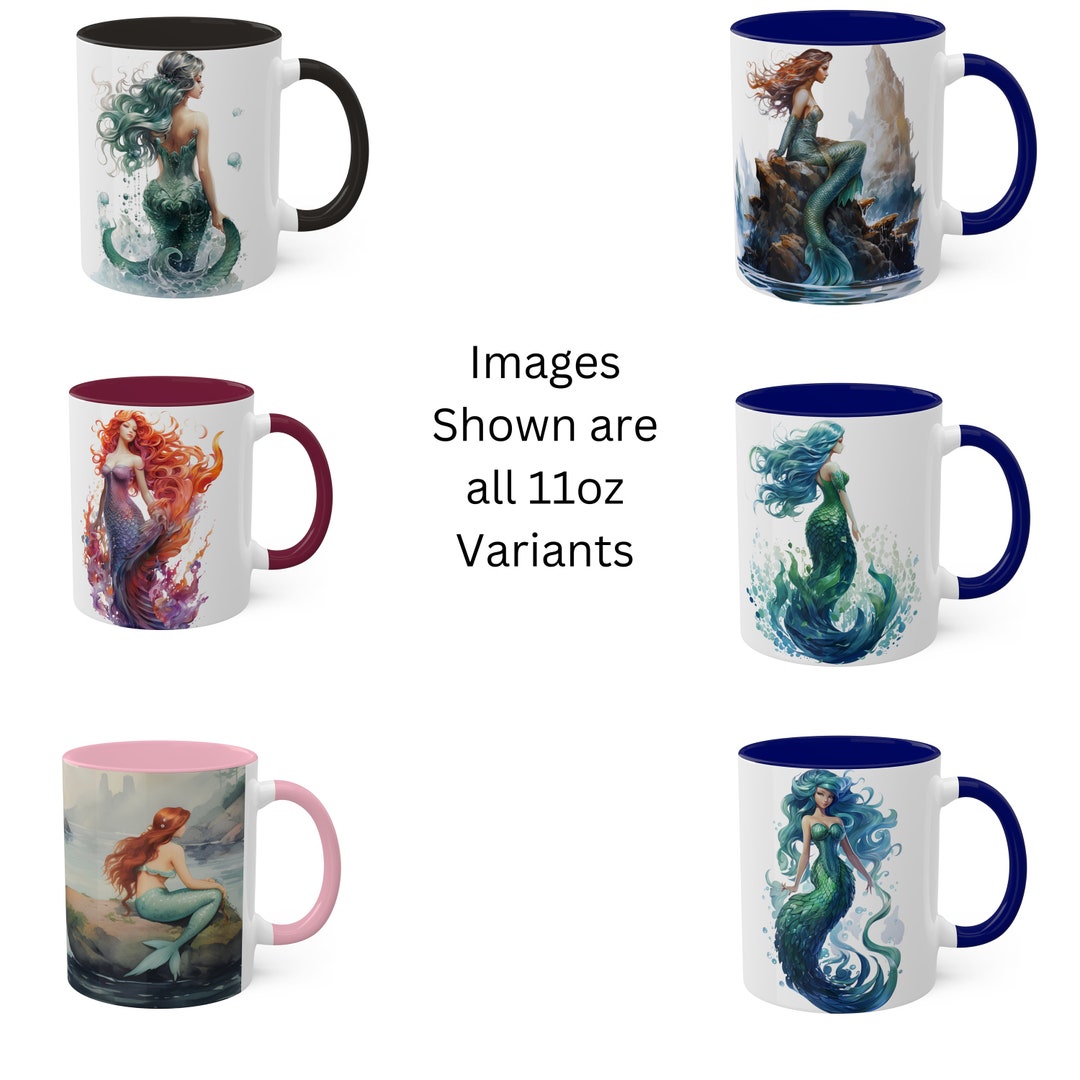 Mermaid Coffee Cup, Mermaid Mug, Unique, Personalized Gift, Coffee Mug ...
