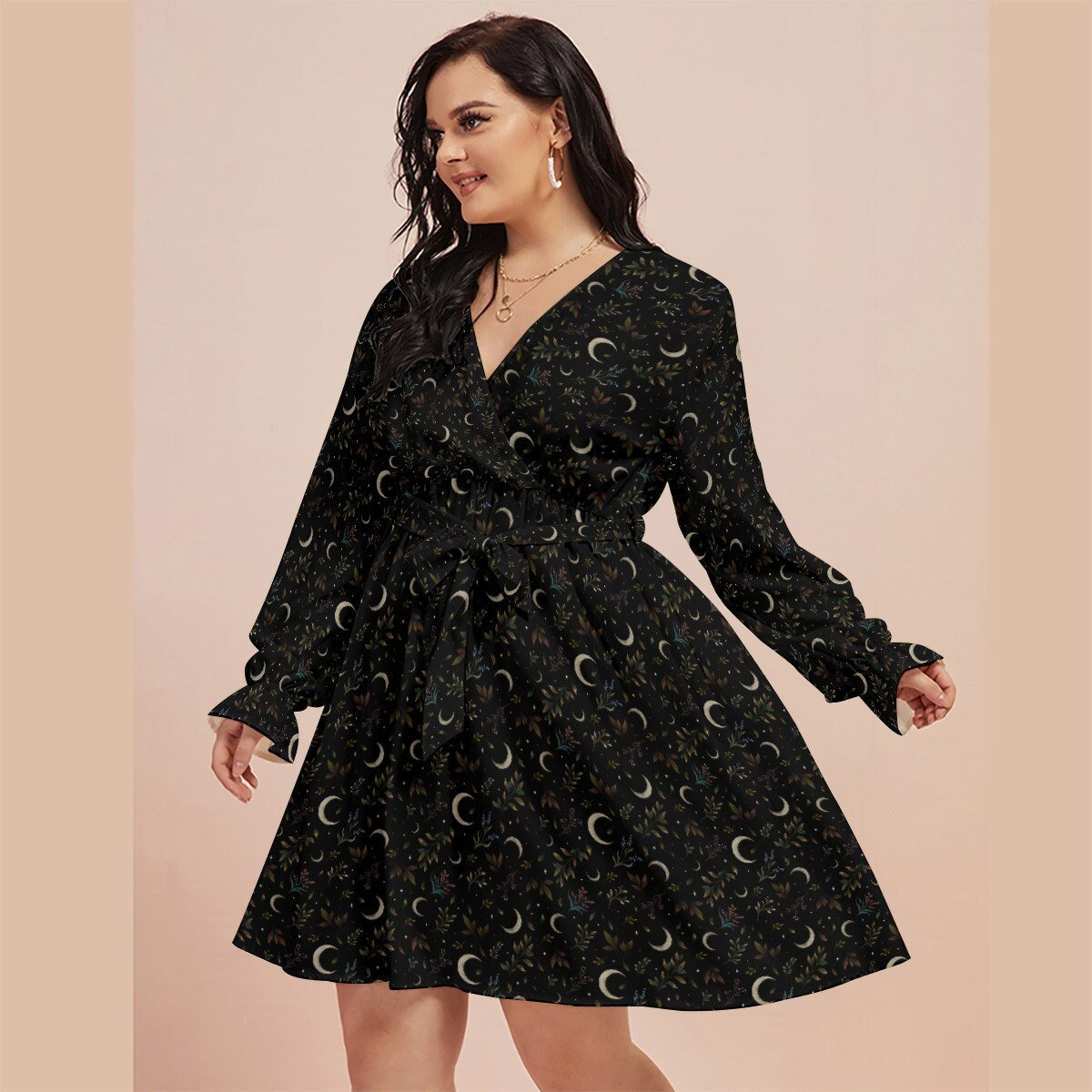 Celestial Whimsigoth Dress, Goth Cottagecore, Witchy Fashion Aesthetic ...