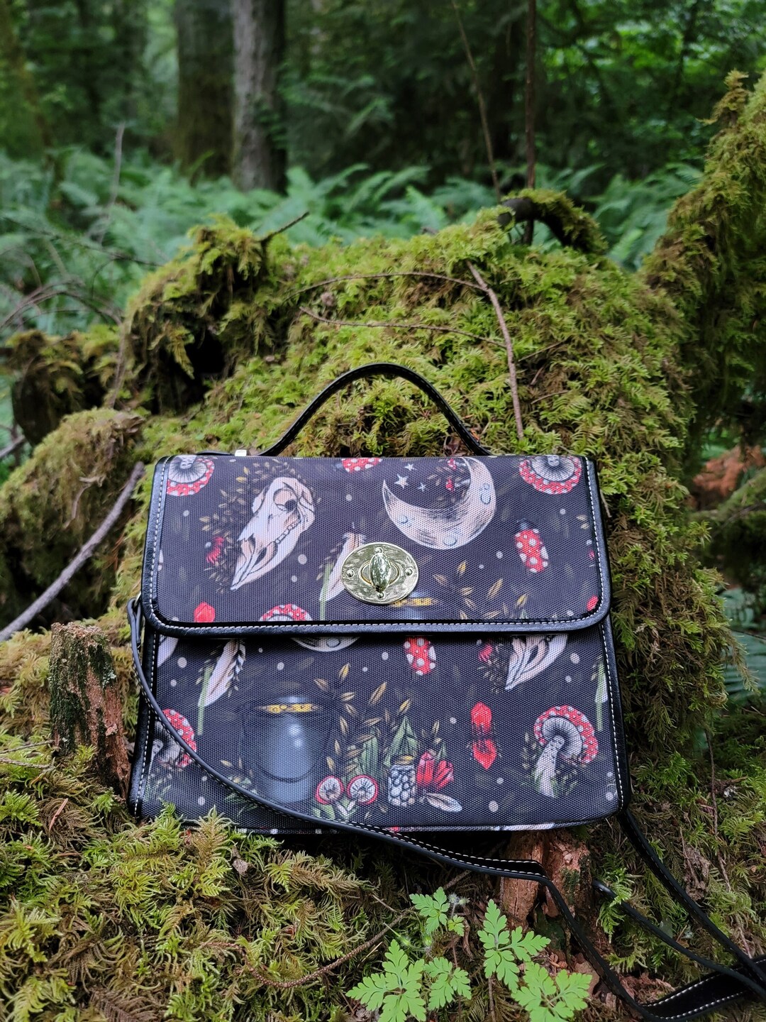 Witchcore Purse, Dark Cottagecore, Dark Woodland, Forest Witch,goth ...