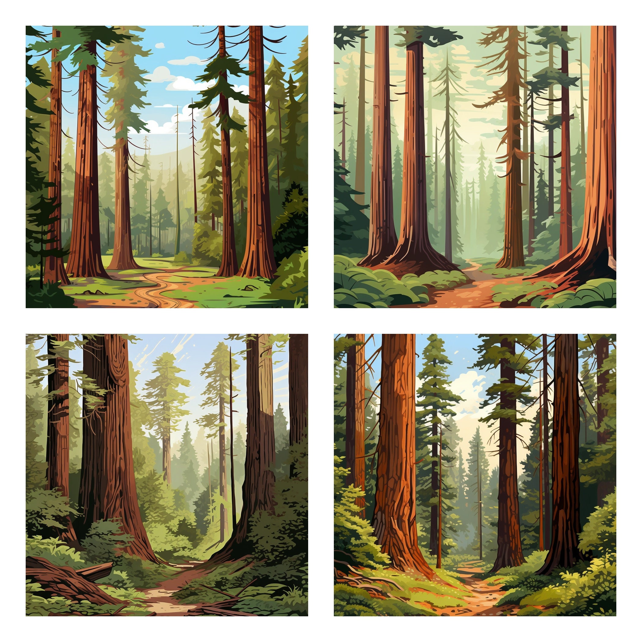 Redwood Tree Clip Art