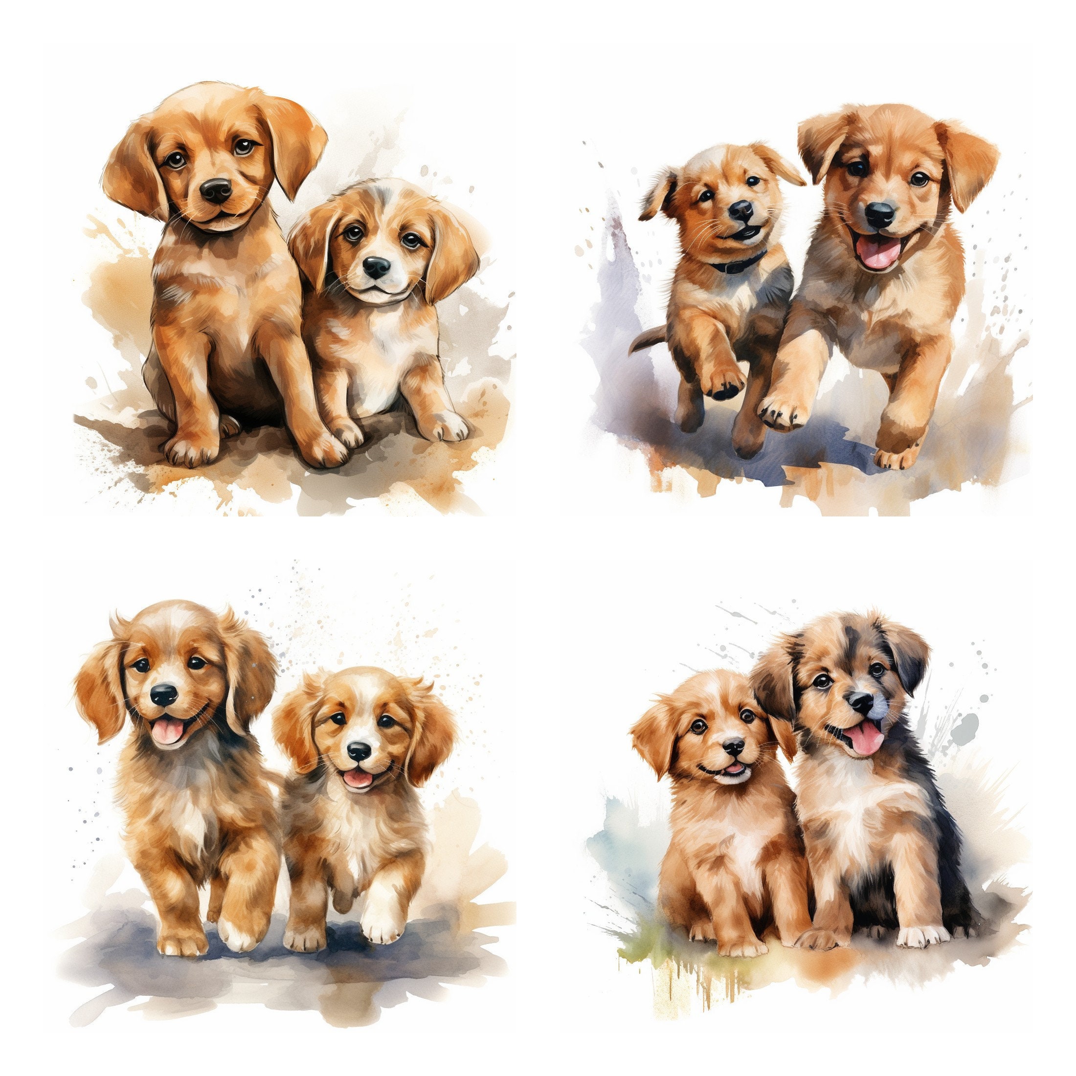 20 PUPPIES PNG Clipart Series 1 PNG Puppies Set Dog Clipart - Etsy ...