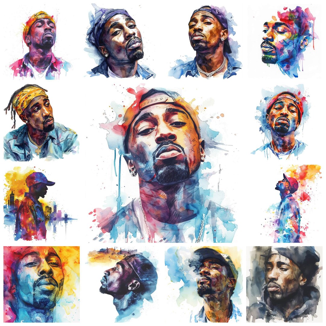 Tupac Shakur PNG Clipart, 35 Hip-hop Legend Tupac Images, Iconic Rapper ...