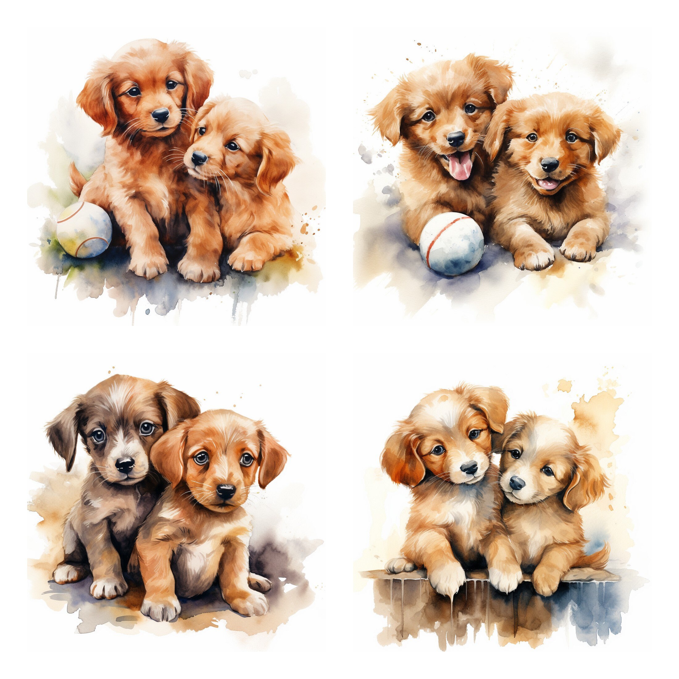 20 PUPPIES PNG Clipart Series 1 PNG Puppies Set Dog Clipart - Etsy ...