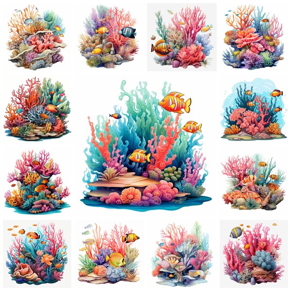Coral Reef - Etsy