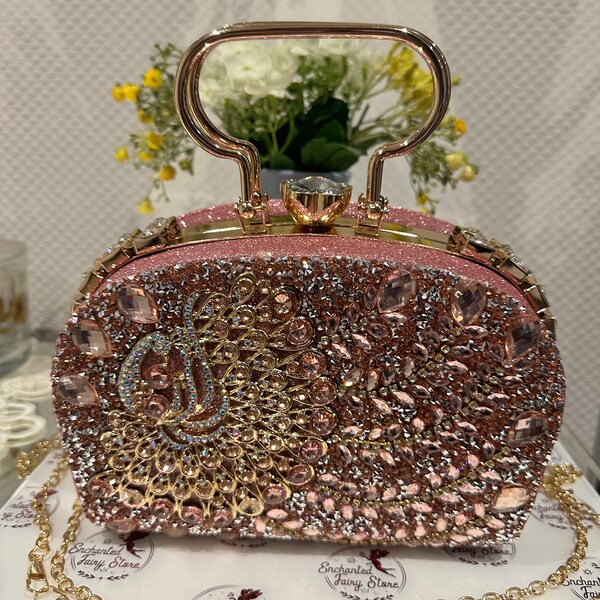 Rhinestone Clutch - Etsy