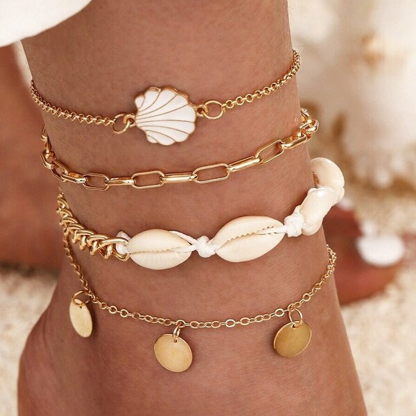 Shell Anklet - Etsy