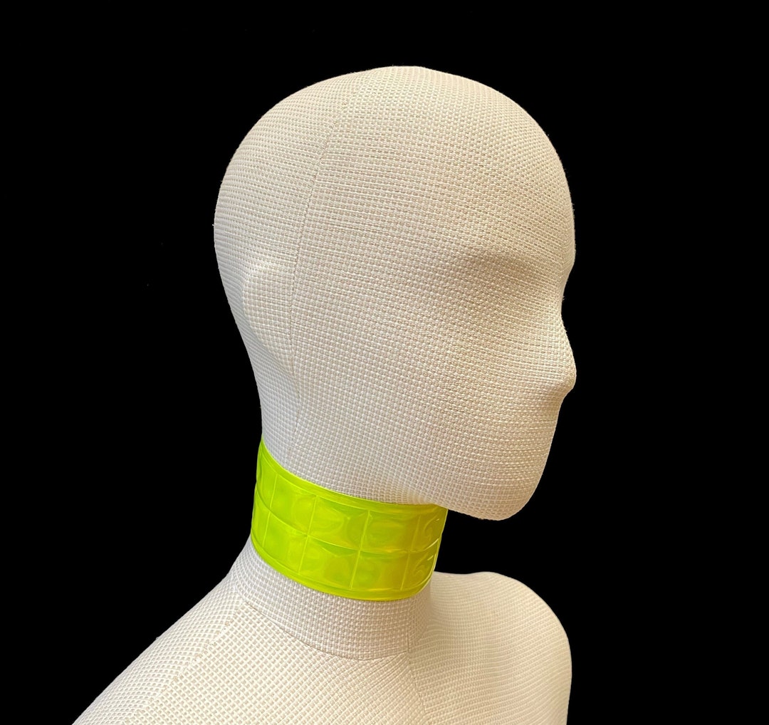 Neon Choker, Luminescent Choker, Reflective Glow in Dark Necklace ...
