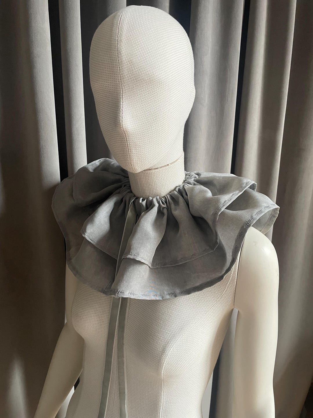 Pierrot Collar, Burlesque Ruff, Removable Ruffle Clown Collar, Baby Cape With Frill, Toddler ...