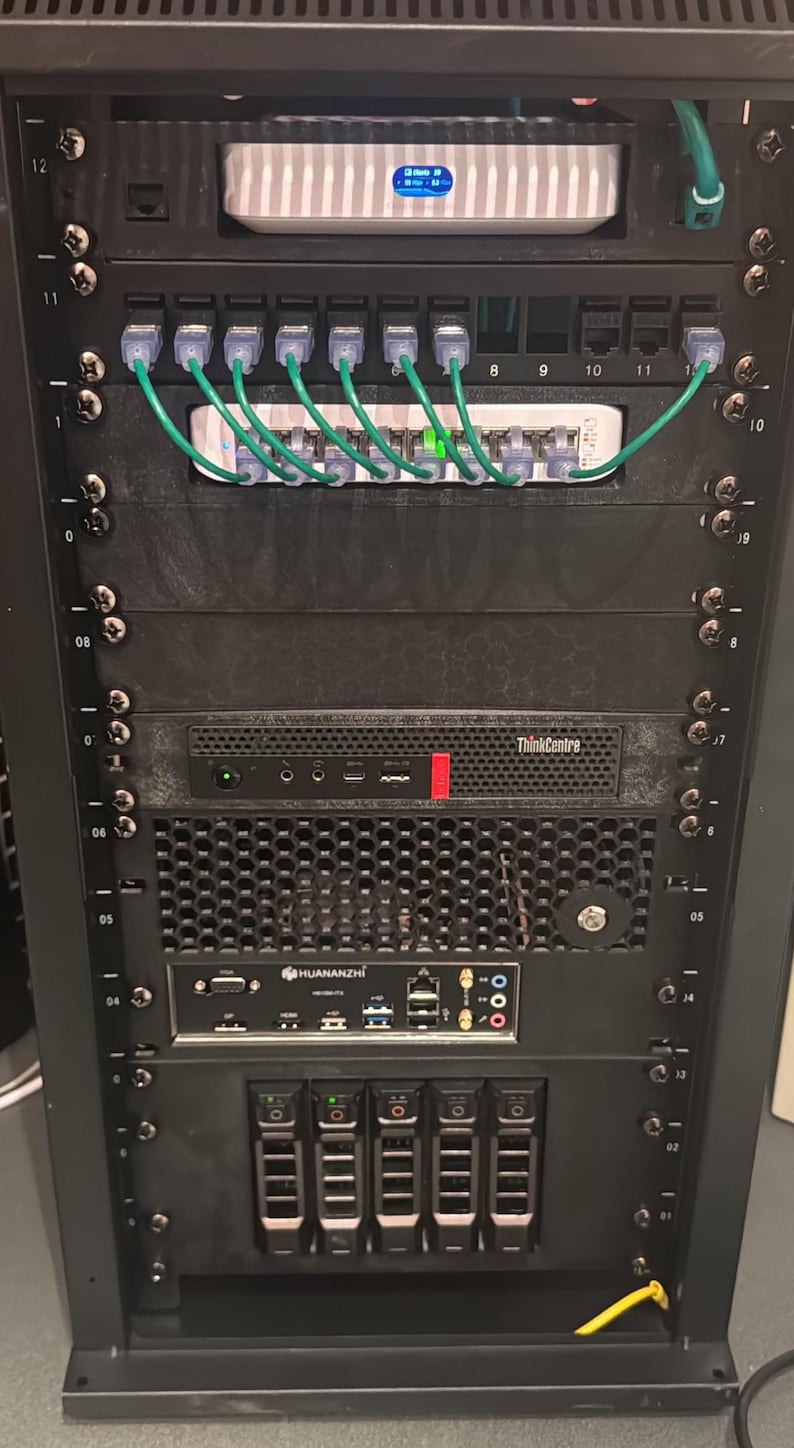 Homelab 5 Bay 3.5" Hotswap JBOD for 10" Server Rack SATA/SAS 3U - Etsy