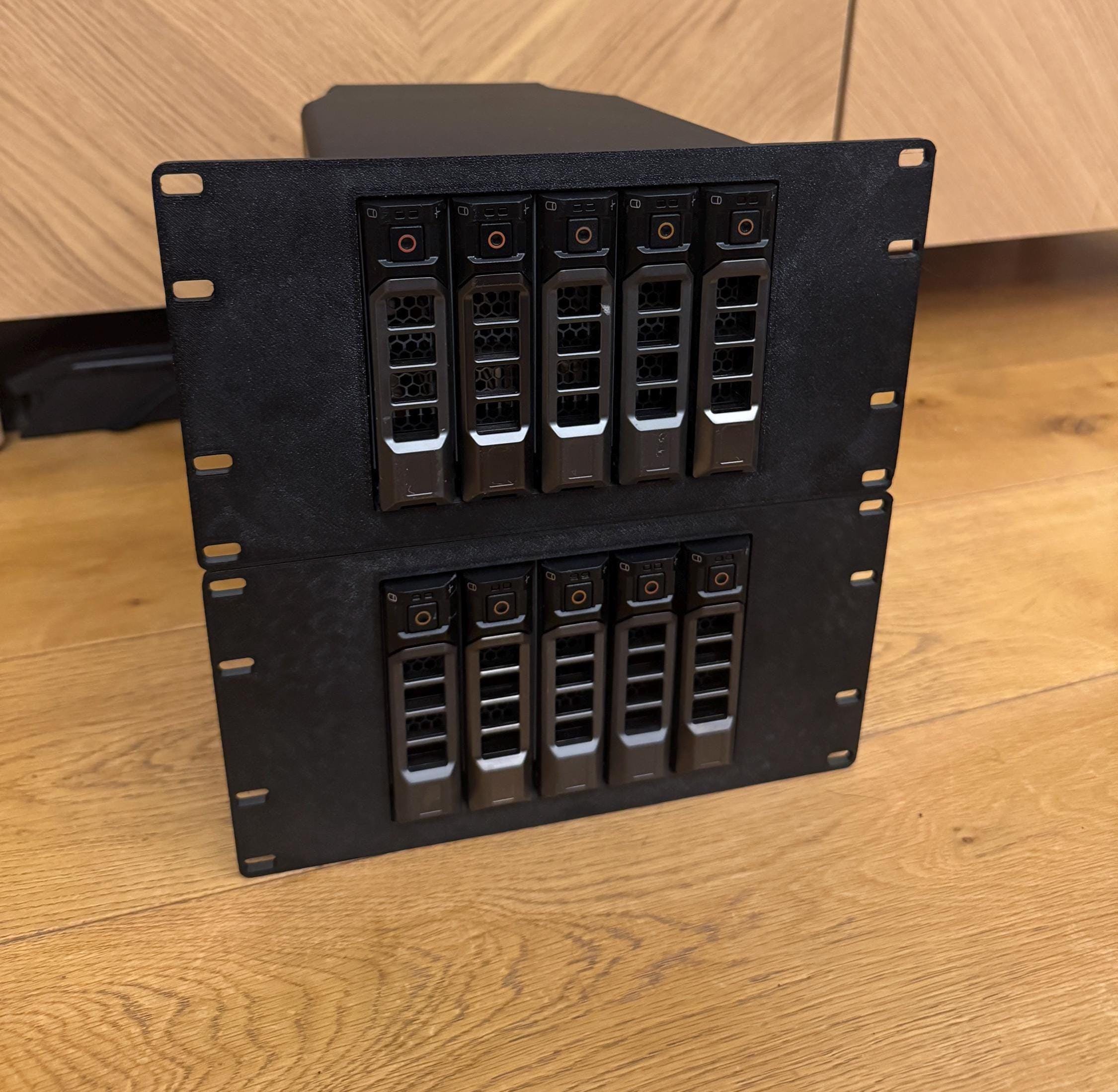 Homelab 5 Bay 3.5" Hotswap JBOD for 10" Server Rack SATA/SAS 3U - Etsy