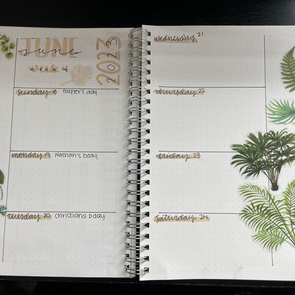 Premade Bullet Journal - Etsy