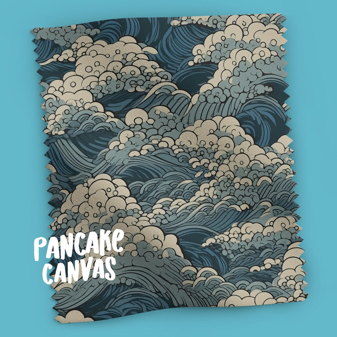 Bubbling Ocean Waves Digital Pattern Seamless Pattern Fabric Pattern ...