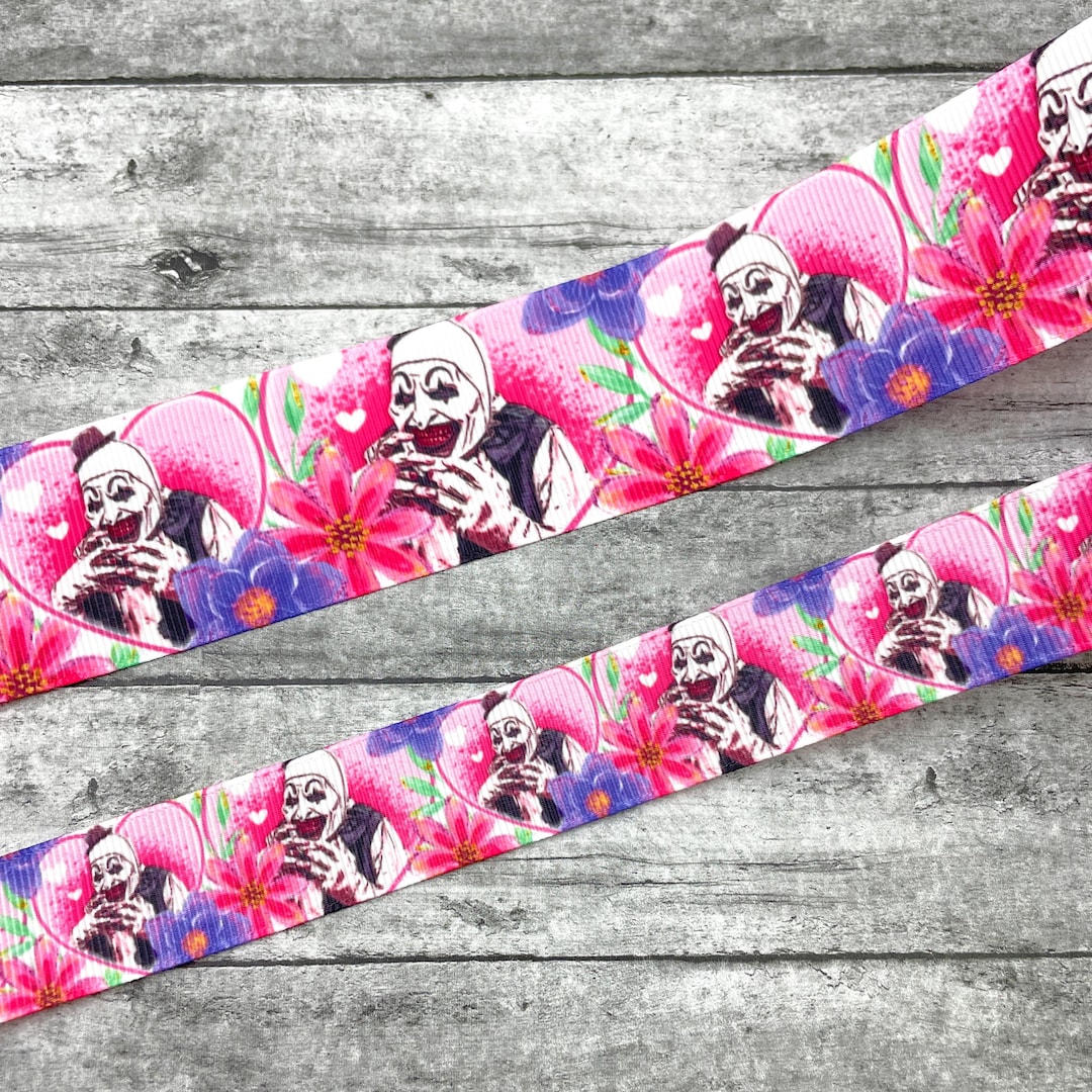 Terrifier, Art the Clown, Valentine, Ribbon, 1.5 Inch, 7/8 Inch - Etsy