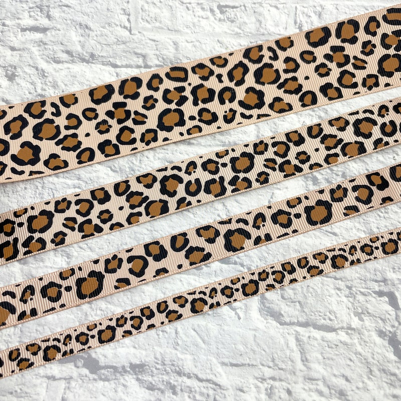 Leopard Print Ribbon 7/8 - Etsy UK