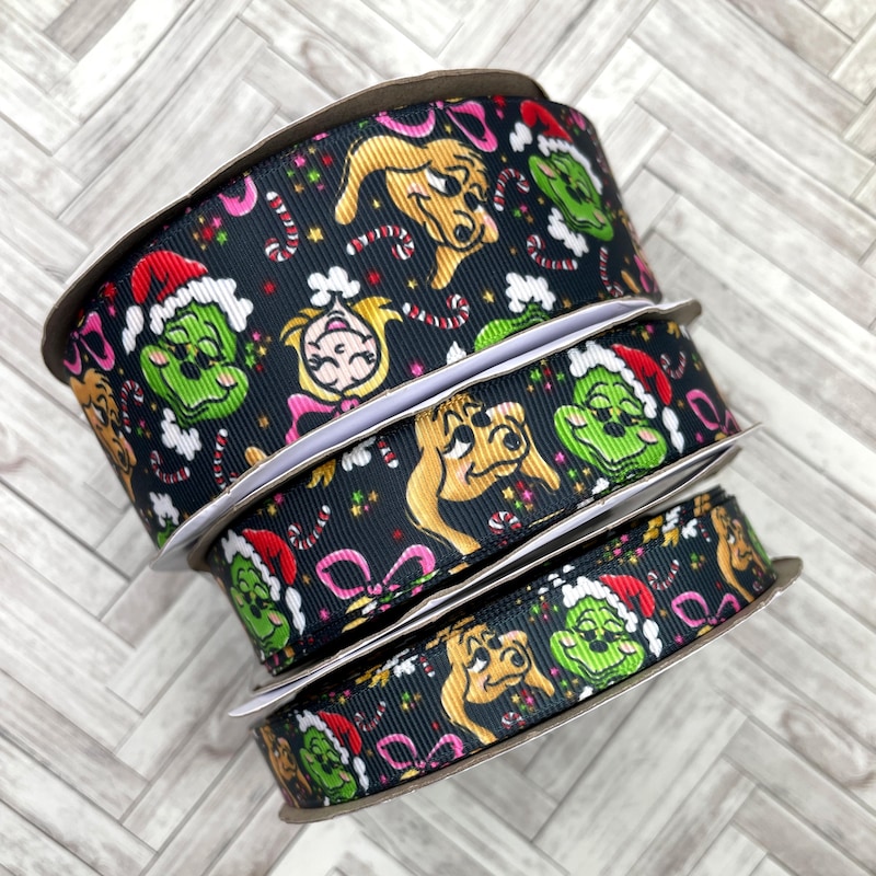 Grinch Ribbon - Etsy