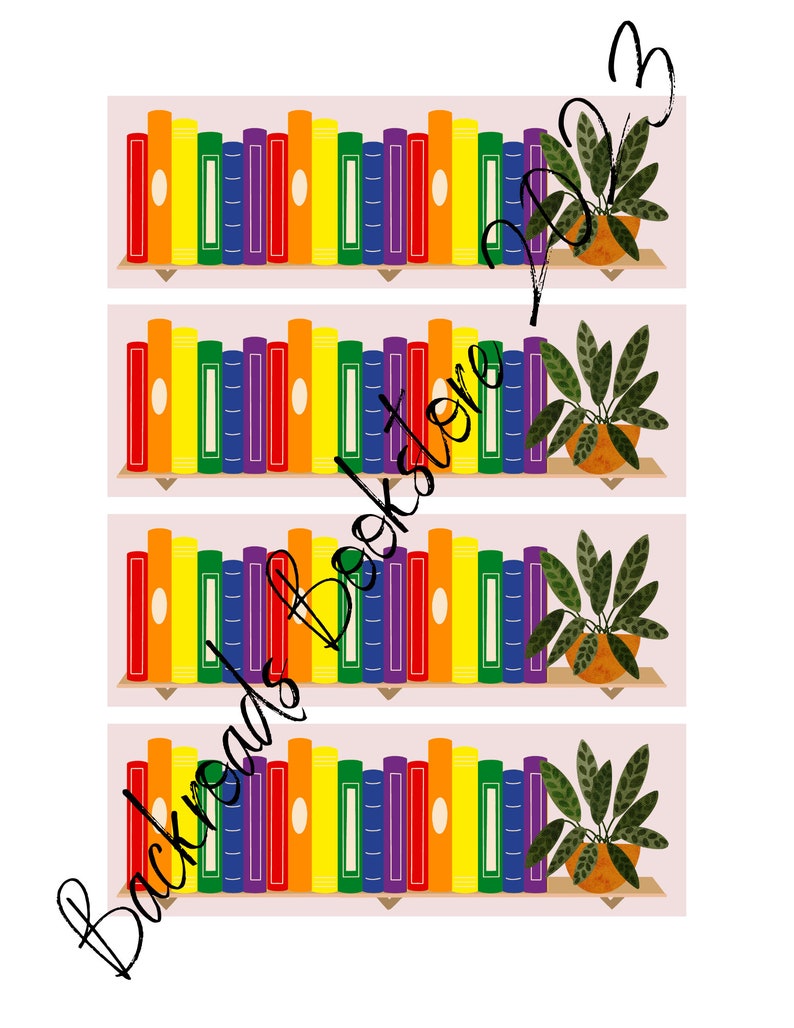 Subtle Pride Bookmark Digital Download Bookmark Printable - Etsy