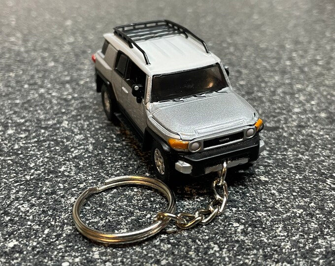 Toyota FJ Cruiser Silver Keychain Hot Wheels Matchbox - Etsy