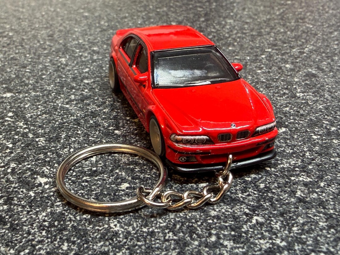 BMW M5 Keychain Red Hot Wheels Matchbox 1991 E34 - Etsy