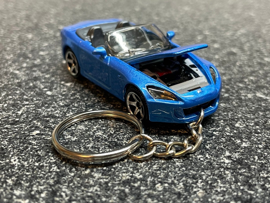Honda S2000 Keychain Blue Hot Wheels Matchbox - Etsy