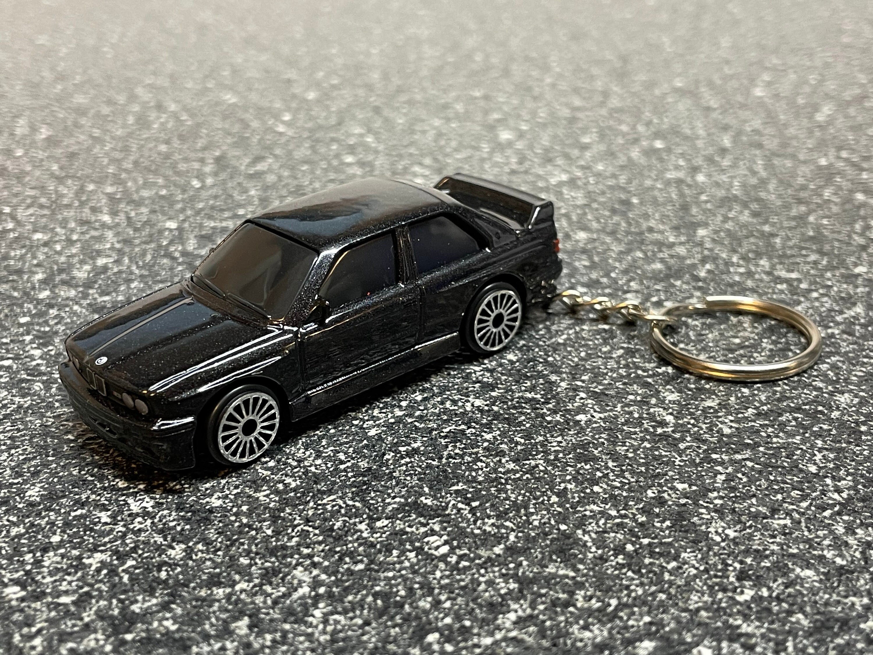 BMW E30 M3 Black Keychain Hot Wheels Matchbox - Etsy