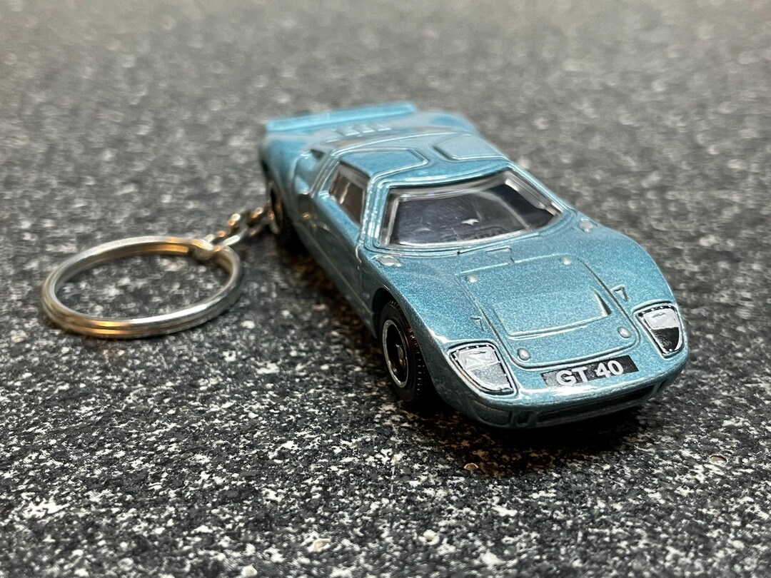 Ford GT GT40 Blue Shelby Keychain Diecast Car 1967 - Etsy