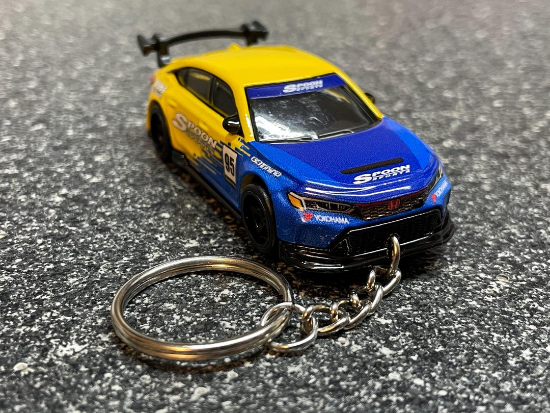 2024 Honda Civic Type-r Keychain Spoon Sports Hot Wheels Matchbox Type ...