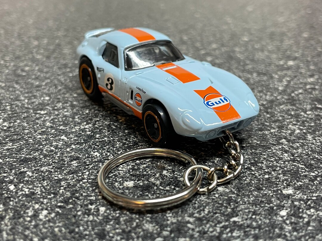 Shelby Daytona Coupe Gulf Keychain Hot Wheels Matchbox - Etsy