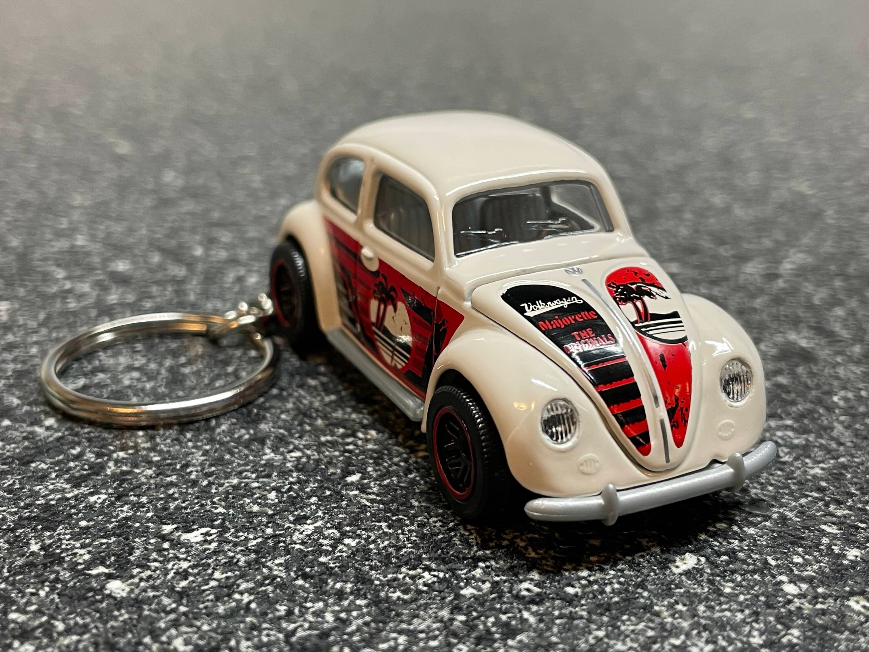 Beetle Bug Car White Keychain Diecast Car Hot Wheels Matchbox - Etsy