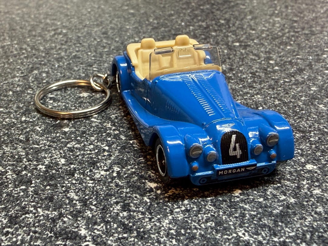 Morgan Plus Four 4 Keychain Blue Matchbox Hot Wheels - Etsy