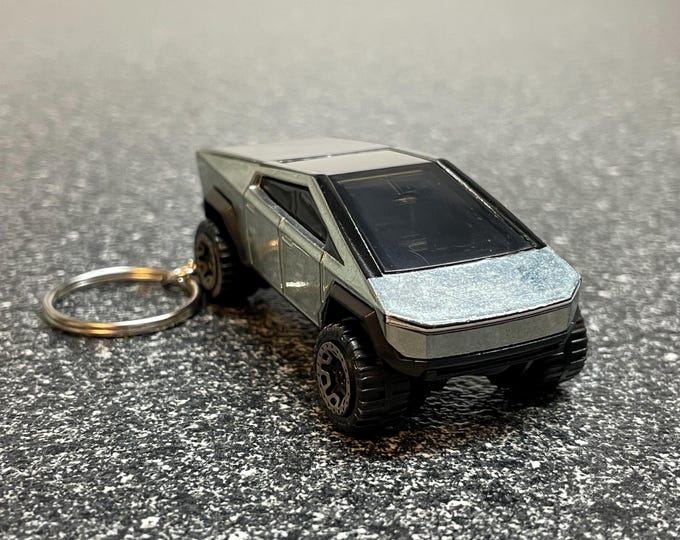 Tesla Cybertruck Keychain Hot Wheels Matchbox Cyber Truck - Etsy