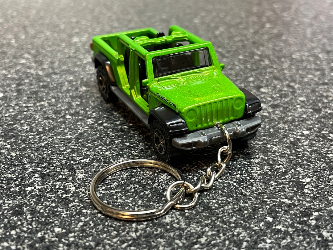 Fits Jeep Gladiator Truck Gecko Green Rubicon Keychain Diecast Car ...