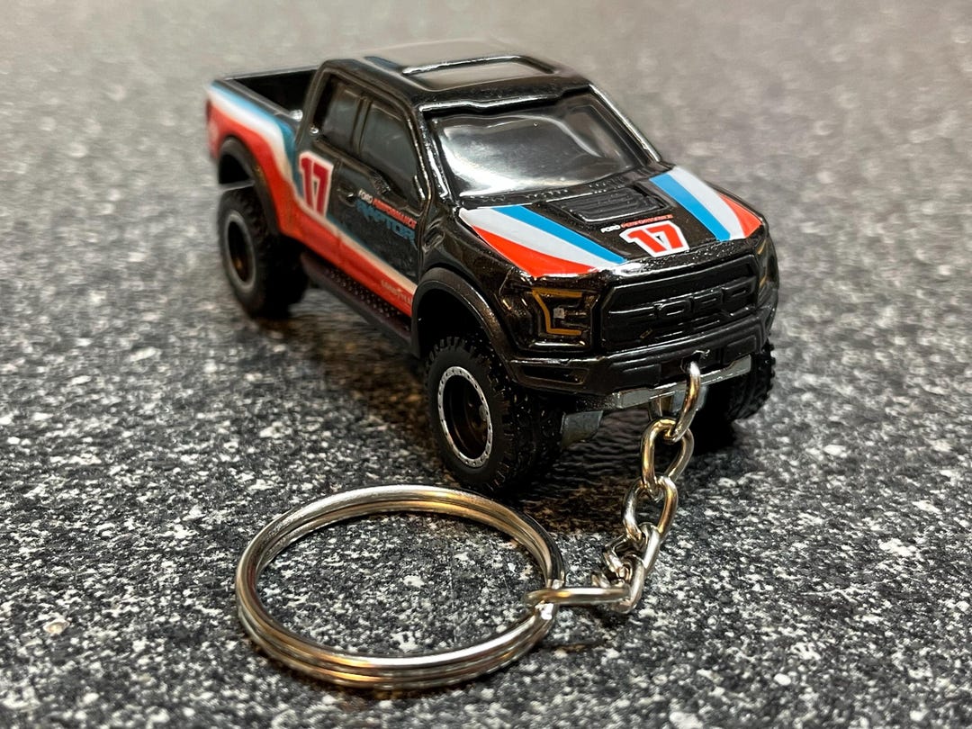 2017 Ford F150 Raptor Keychain Black Diecast Car Matchbox Hot Wheels - Etsy