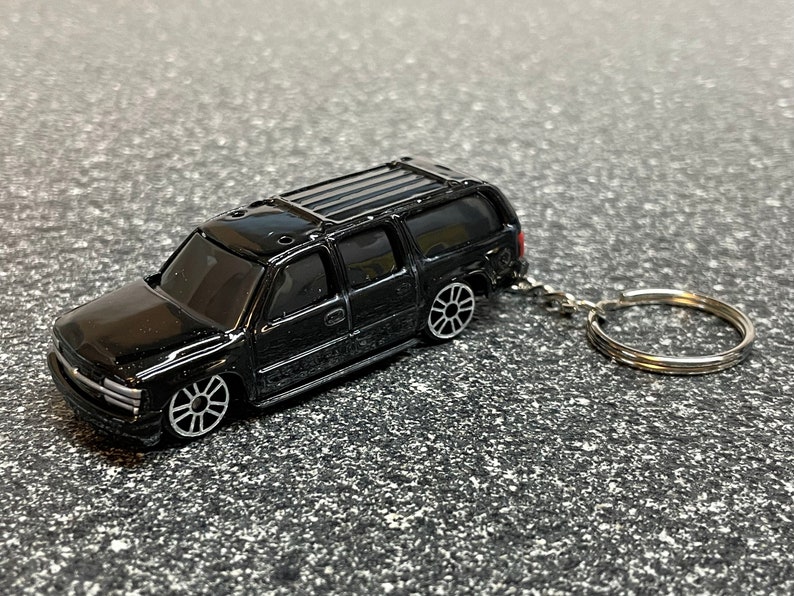Chevy Suburban Black Keychain Diecast Car Hot Wheels Matchbox - Etsy