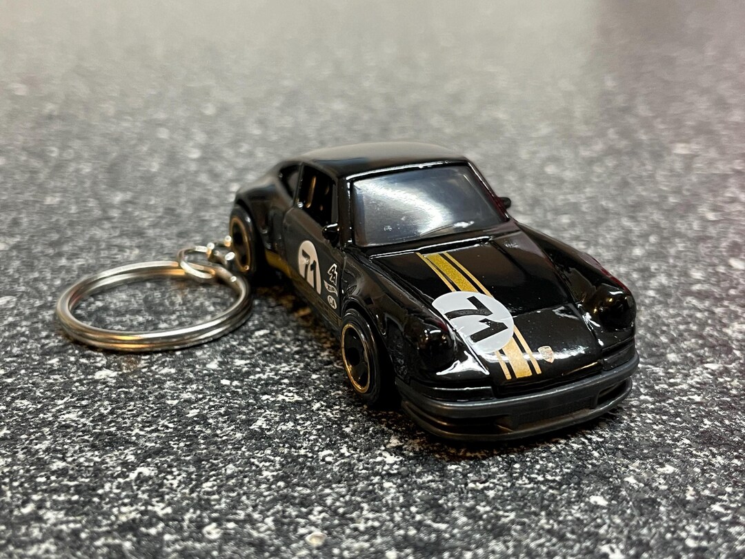 Fits 1971 Porsche 911 Keychain Black Hot Wheels Matchbox - Etsy