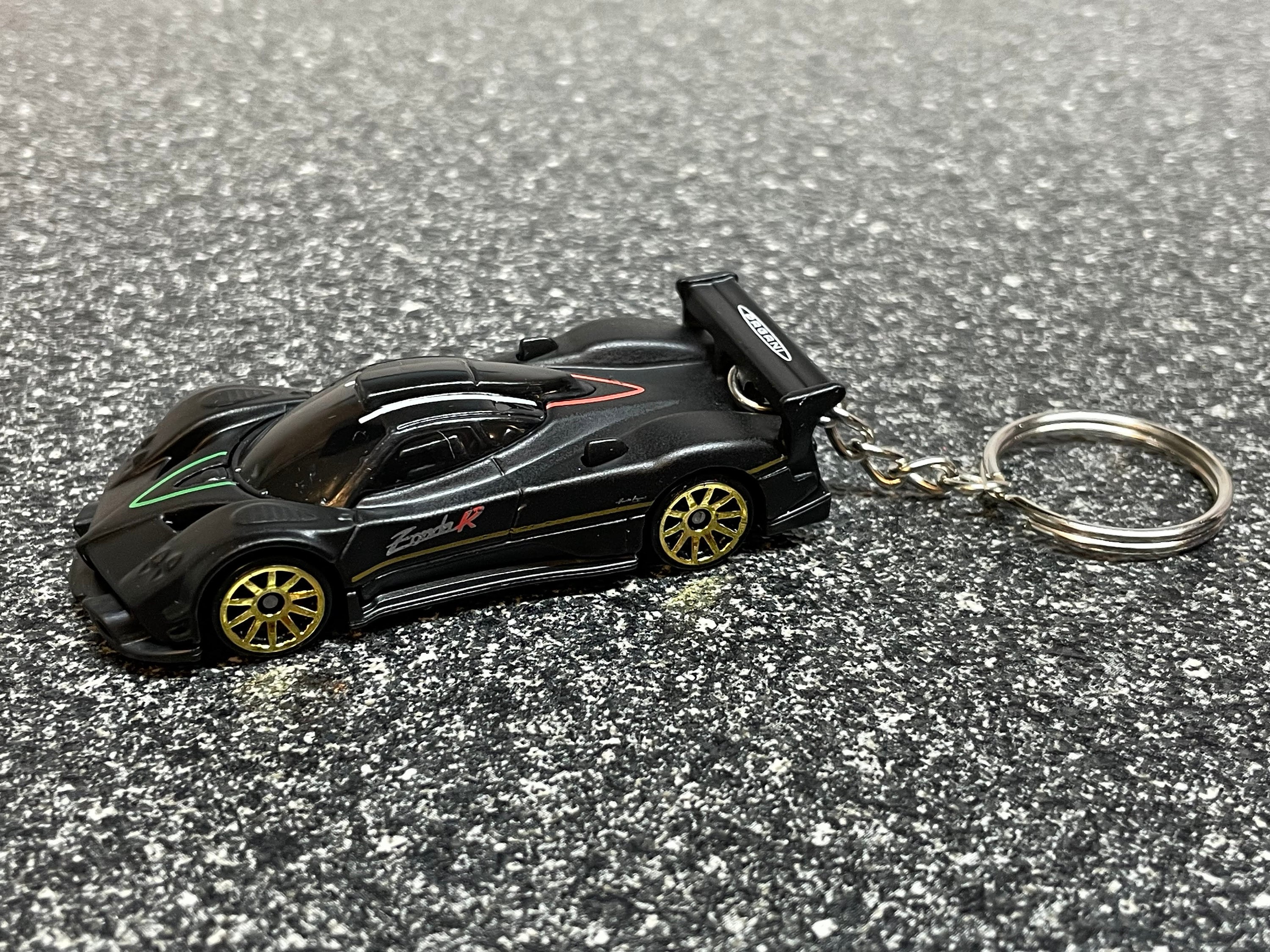 Fits Pagani Zonda R Black Keychain Hot Wheels Matchbox Exotic - Etsy
