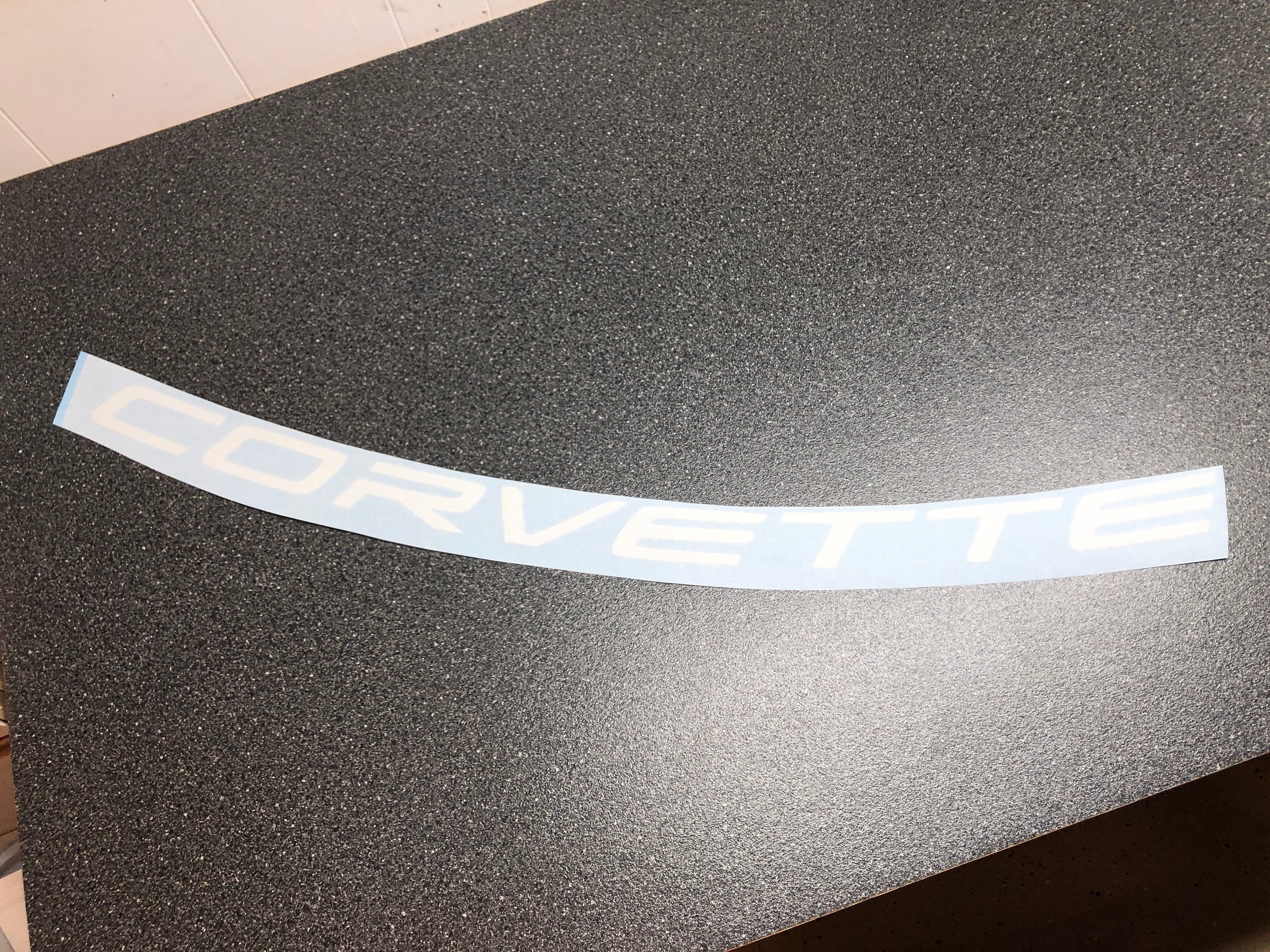 Corvette C8 Windshield Vinyl Decal - Etsy