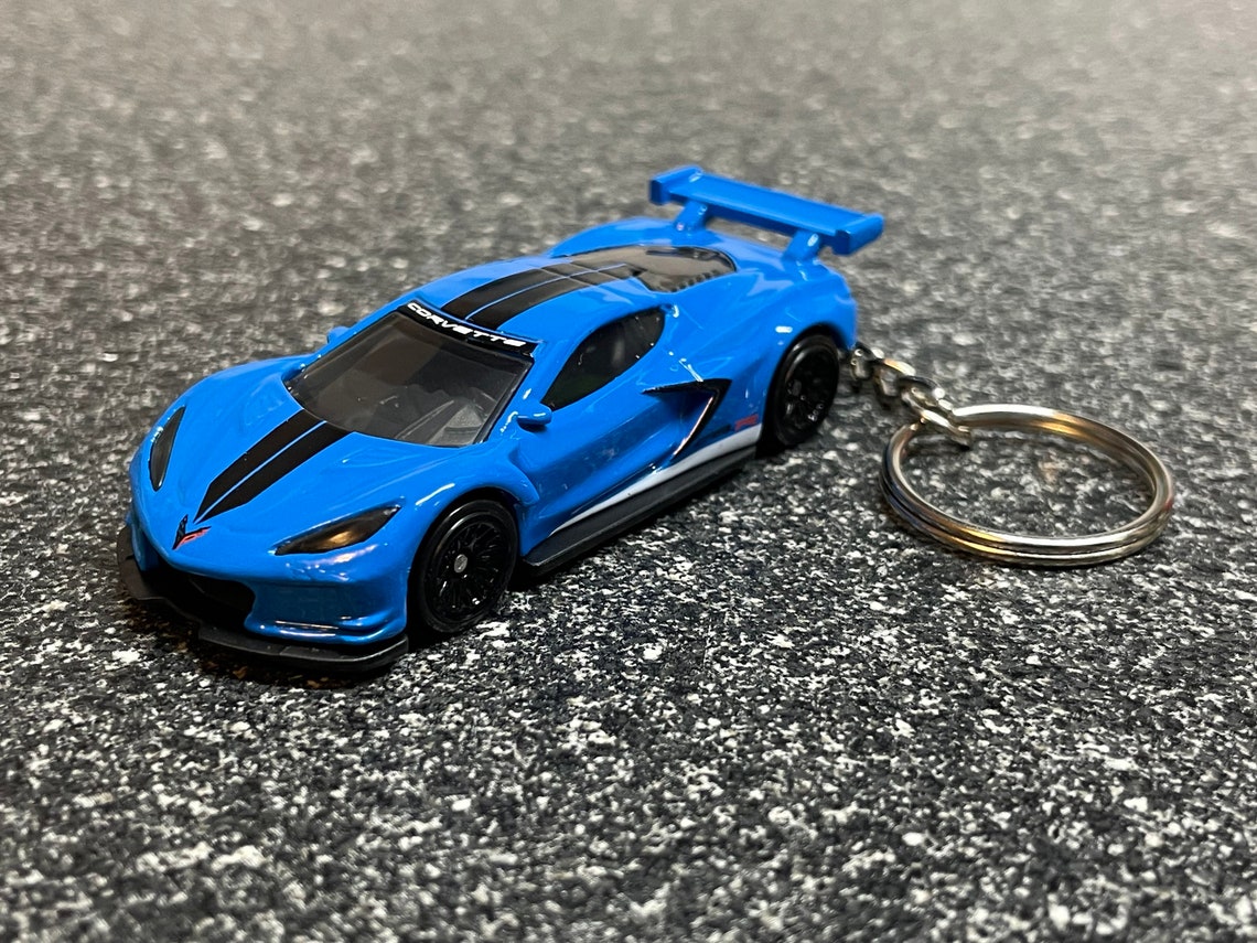 C8 Corvette Stingray Blue Keychain Z51 Hot Wheels Matchbox C8R - Etsy