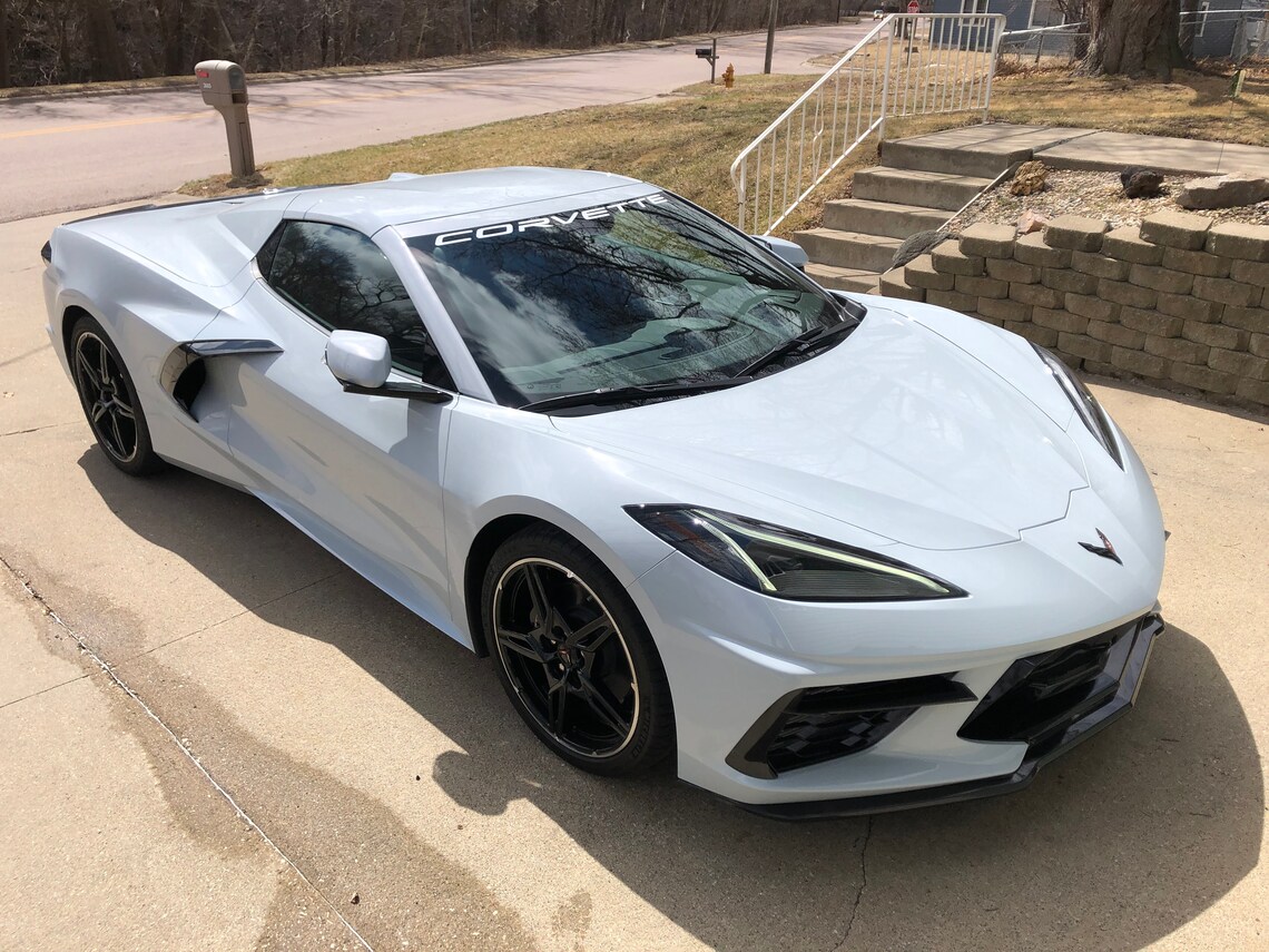 Corvette C8 Windshield Vinyl Decal - Etsy