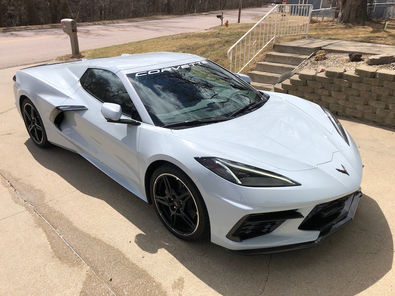 Corvette C8 Windshield Vinyl Decal - Etsy