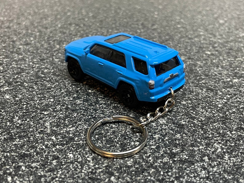 Toyota 4runner Blue Keychain Diecast Car Hot Wheels Matchbox - Etsy