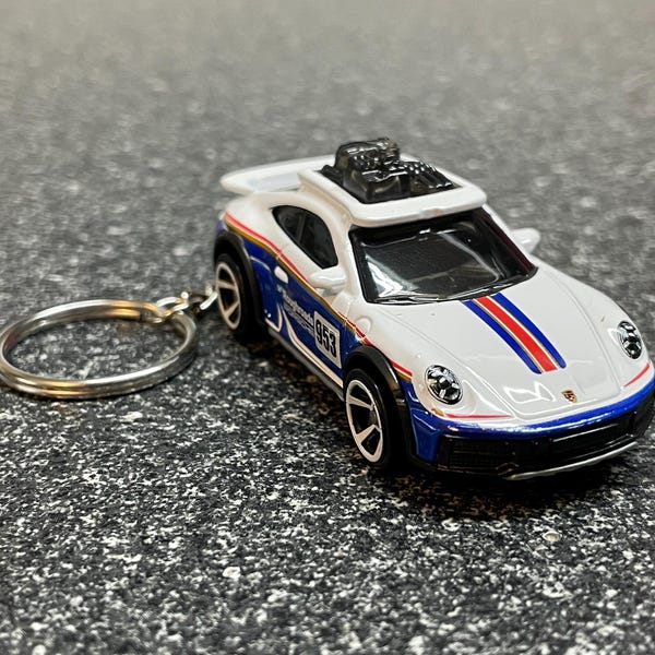 Porsche Hot Wheels Keychain - Etsy